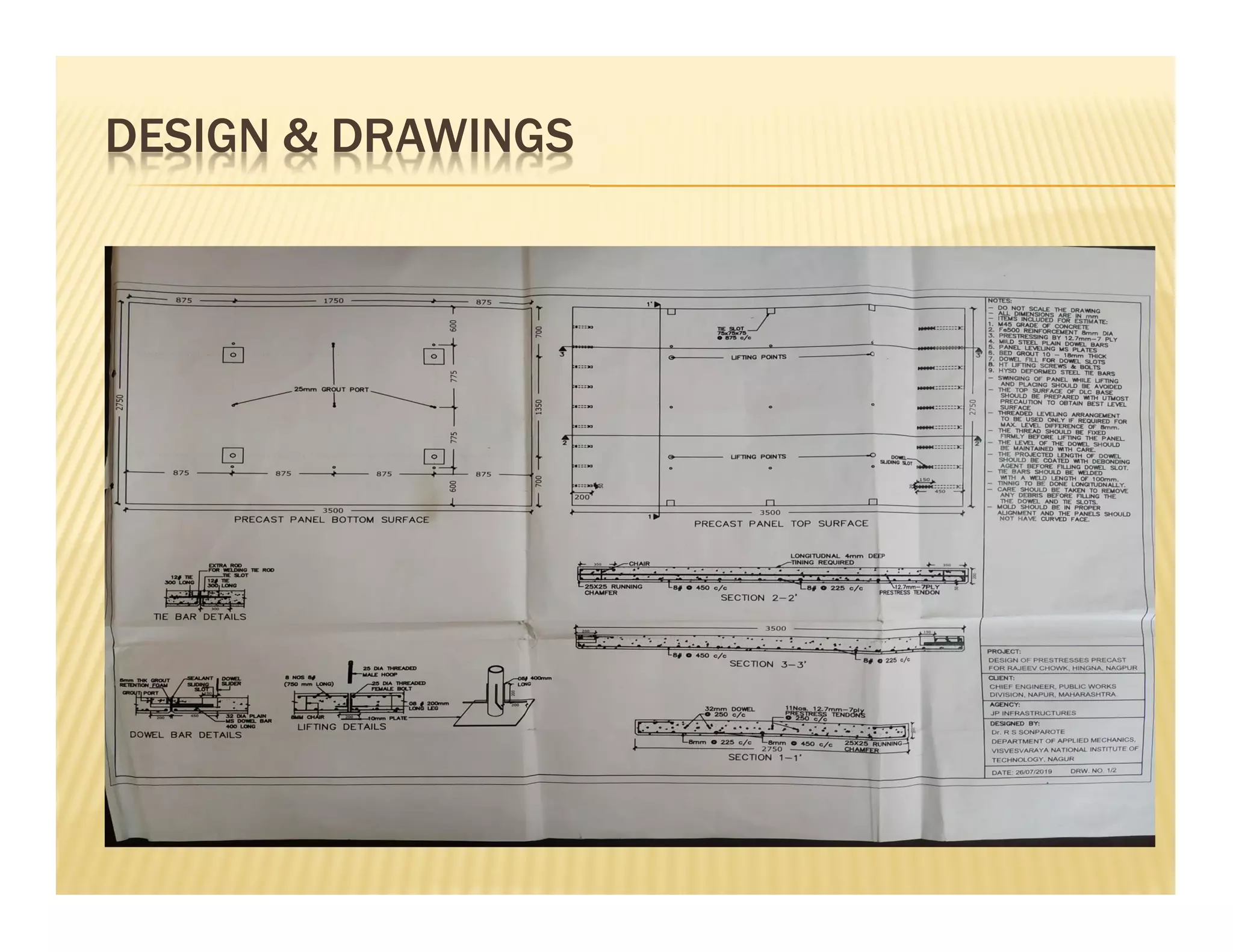Ppt pdf for pre casr pre stressed concrte road panels | PDF