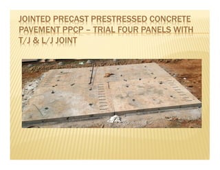 Ppt pdf for pre casr pre stressed concrte road panels | PDF