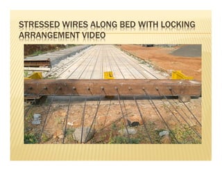 Ppt pdf for pre casr pre stressed concrte road panels | PDF