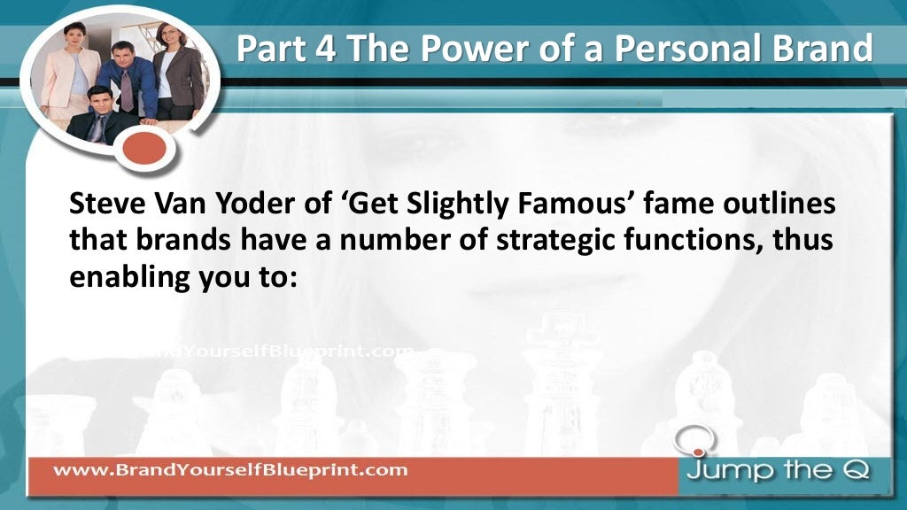 Part 4 The Power of a Personal Brand