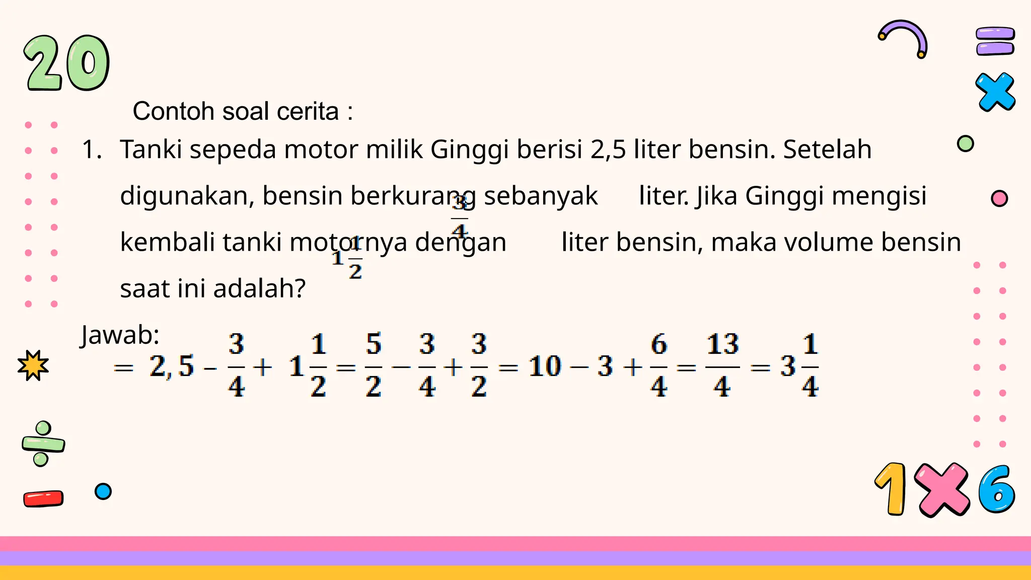 PPT MATEMATIKA MATERI PECAHAN KELAS 2 SD .pptx