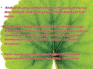 Kasih Sayang, Kewibawaan, dan Tanggung Jawab | PPTX