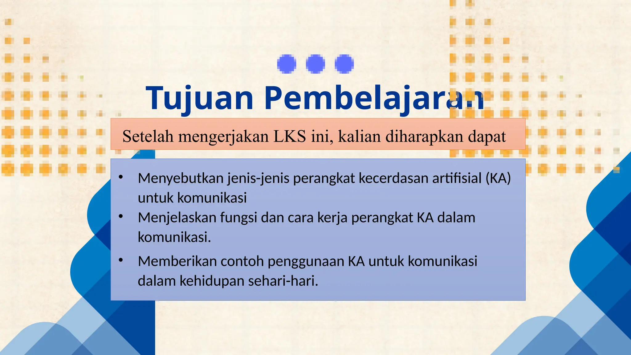 Ppt Peer teaching jenis jenis perangkat Kecerdasan Artifisial | PPTX