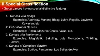 NATURE AND BACKGROUND OF DIFFERENT DANCES | PPTX