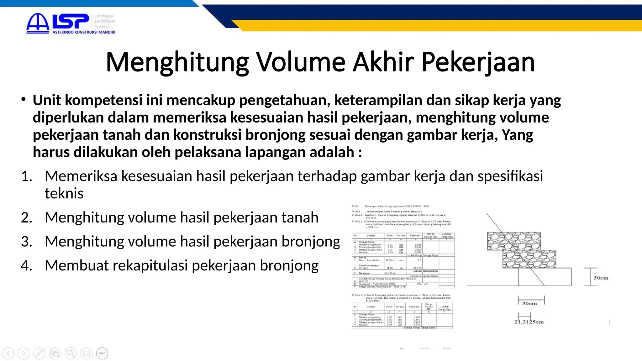 presentasi konstruksi Pekerjaan Bronjong -.pptx