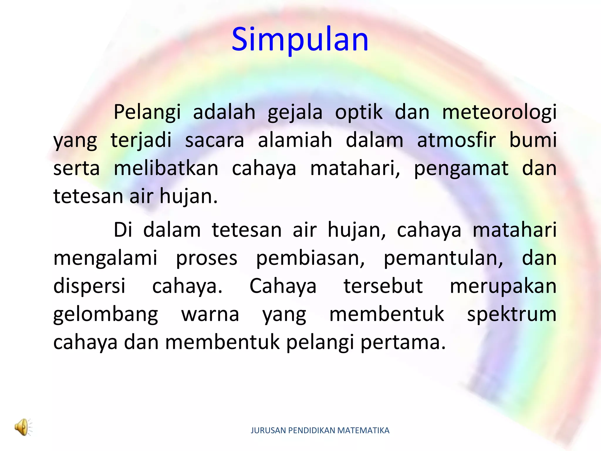 Ppt pelangi | PPTX