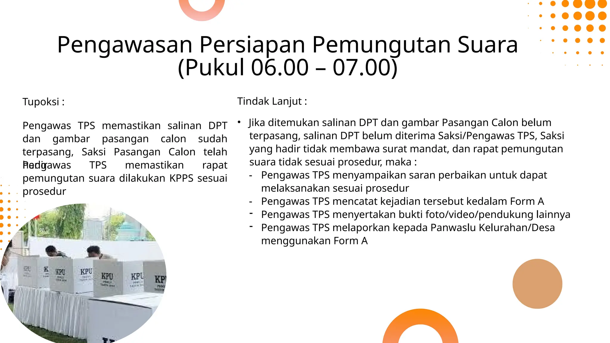 ppt pelantikan dan pembekalan pengawas tps | PPT