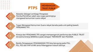 ppt pelantikan dan pembekalan pengawas tps | PPT