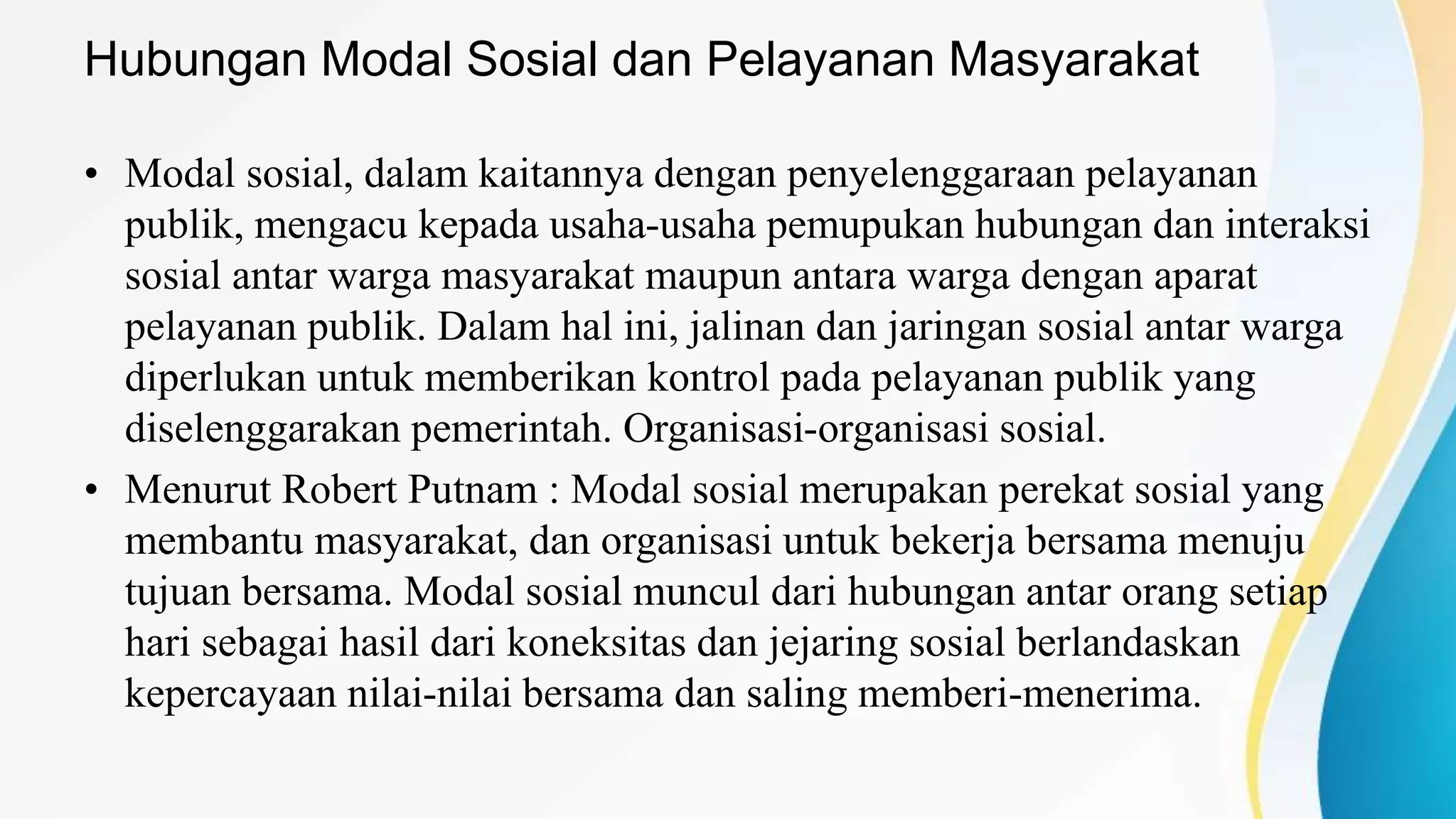 PPT Pelayanan Masyarakat dan Modal Sosial.pptx