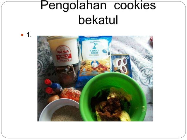 Ppt pemanfaatan bekatul menjadi cookies | PPT