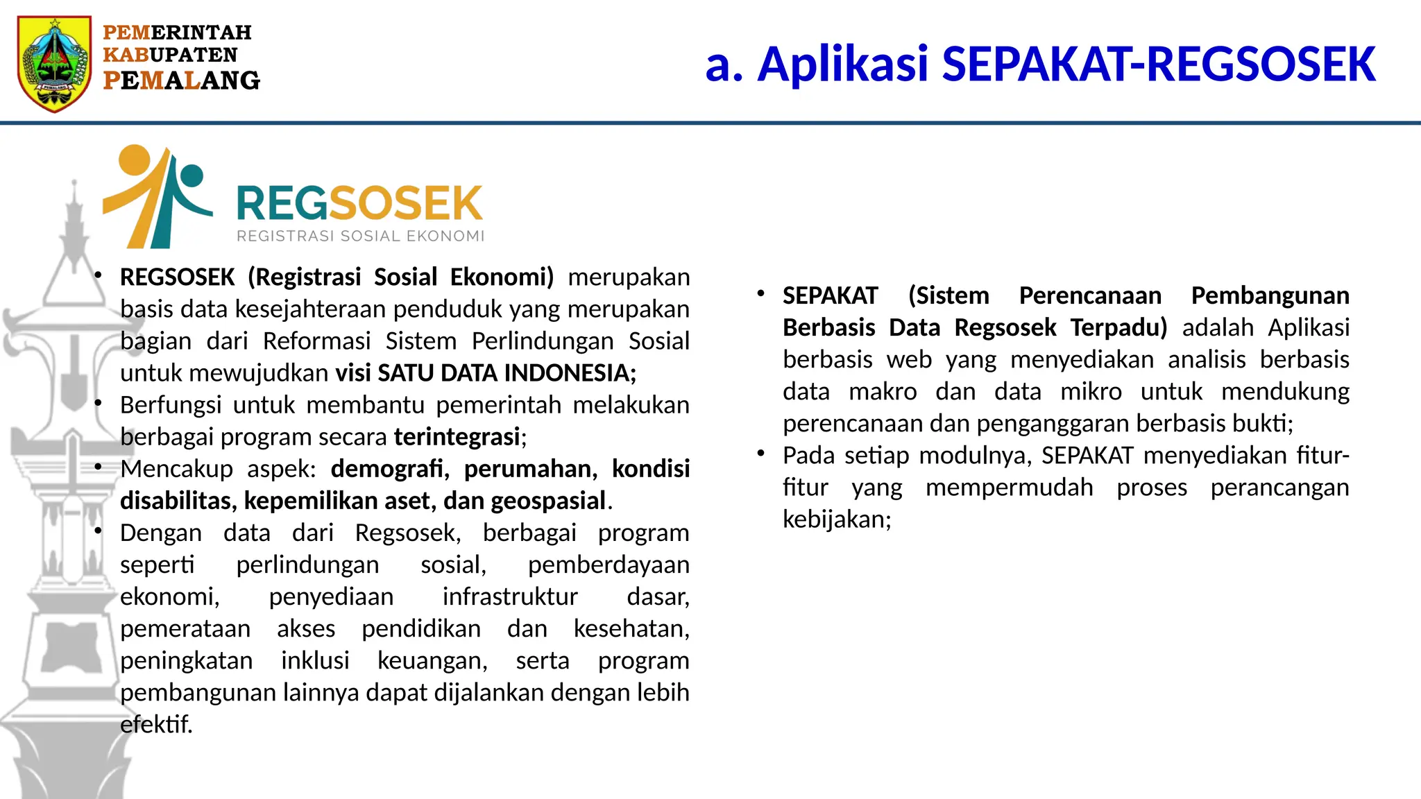 Pemanfaatan Data dalam SEPAKAT sebagai Salah Satu Sumber Data dan ...