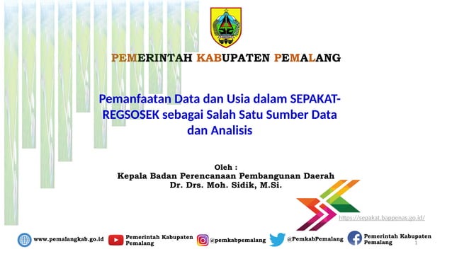 Pemanfaatan Data dalam SEPAKAT sebagai Salah Satu Sumber Data dan ...