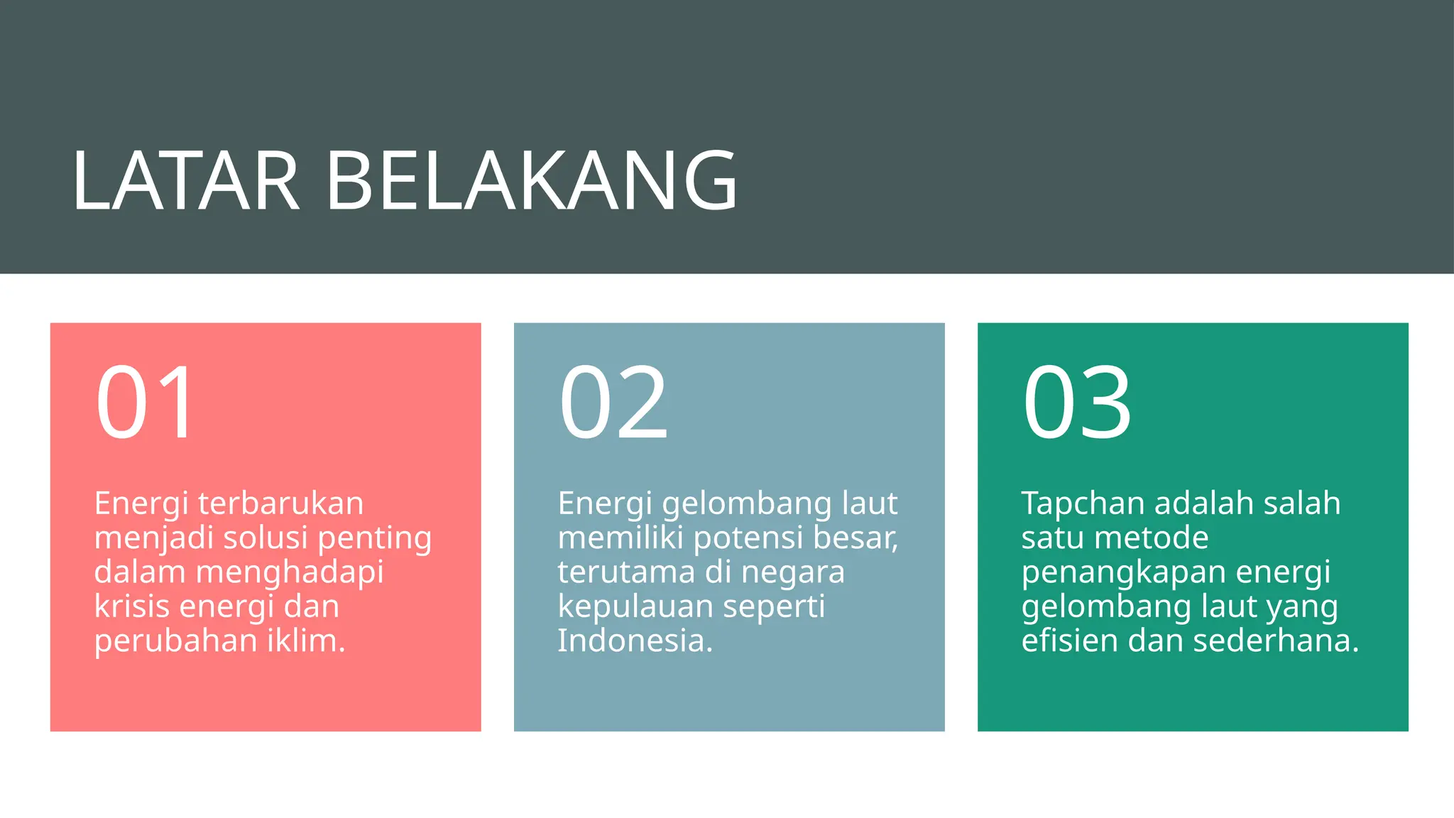 PPT PEMANFAATAN ENERGI GELOMBANG DENGAN METODE TAPERED CHANNEL SYSTEM ...