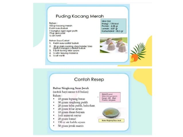 PPT PEMBERIAN MAKANAN TAMBAHAN (PMT) PANGAN LOKAL BALITA GIZI KURANG ...