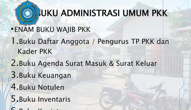 power point pembinaan administrasi pkk desa tamanasri | PPTX