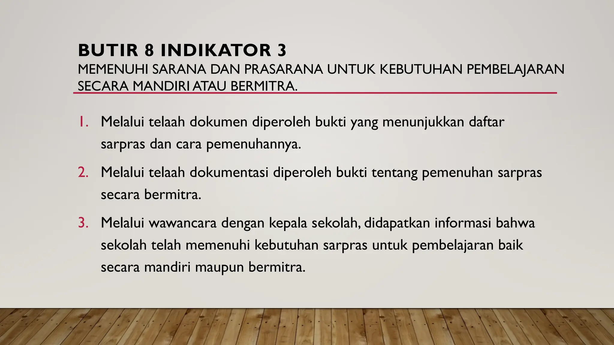 PPT Pembuktian Indikator untuk yang mau belajar | PPTX