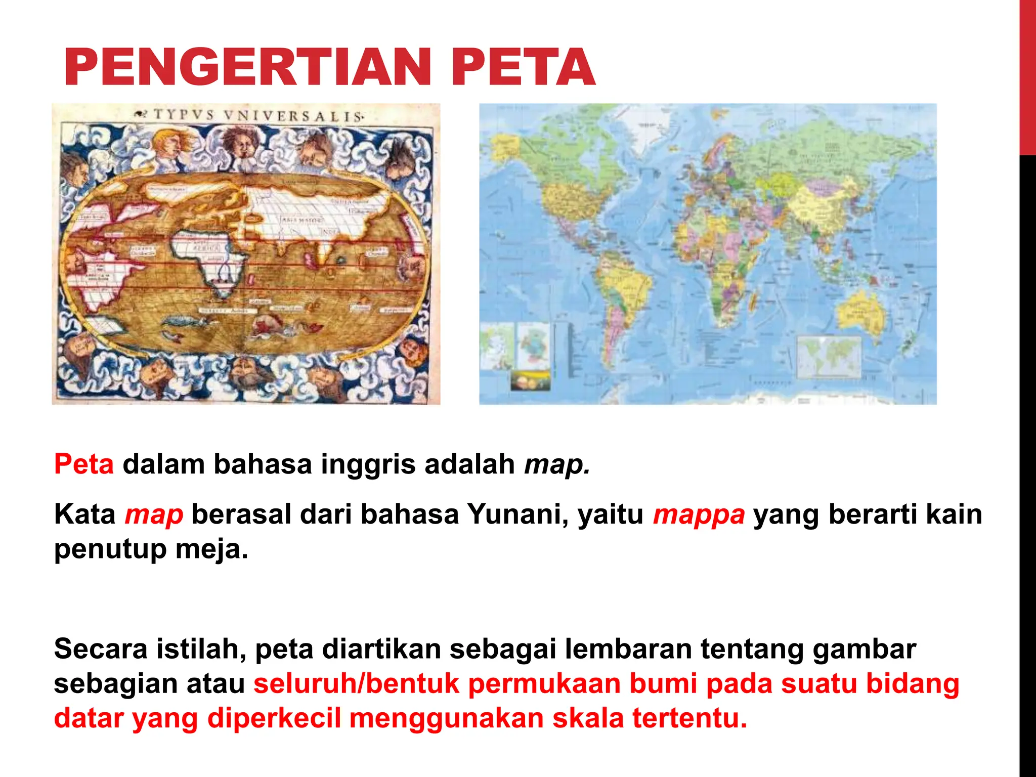 PPT Mapel Geografi terkait materi umum tentang Pemetaan | PPTX