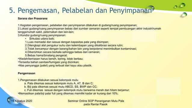 Presentasi Penangangan Pala BSIP 09072024 | PPT