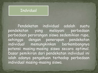 Ppt pendekatan pembelajaran | PPTX