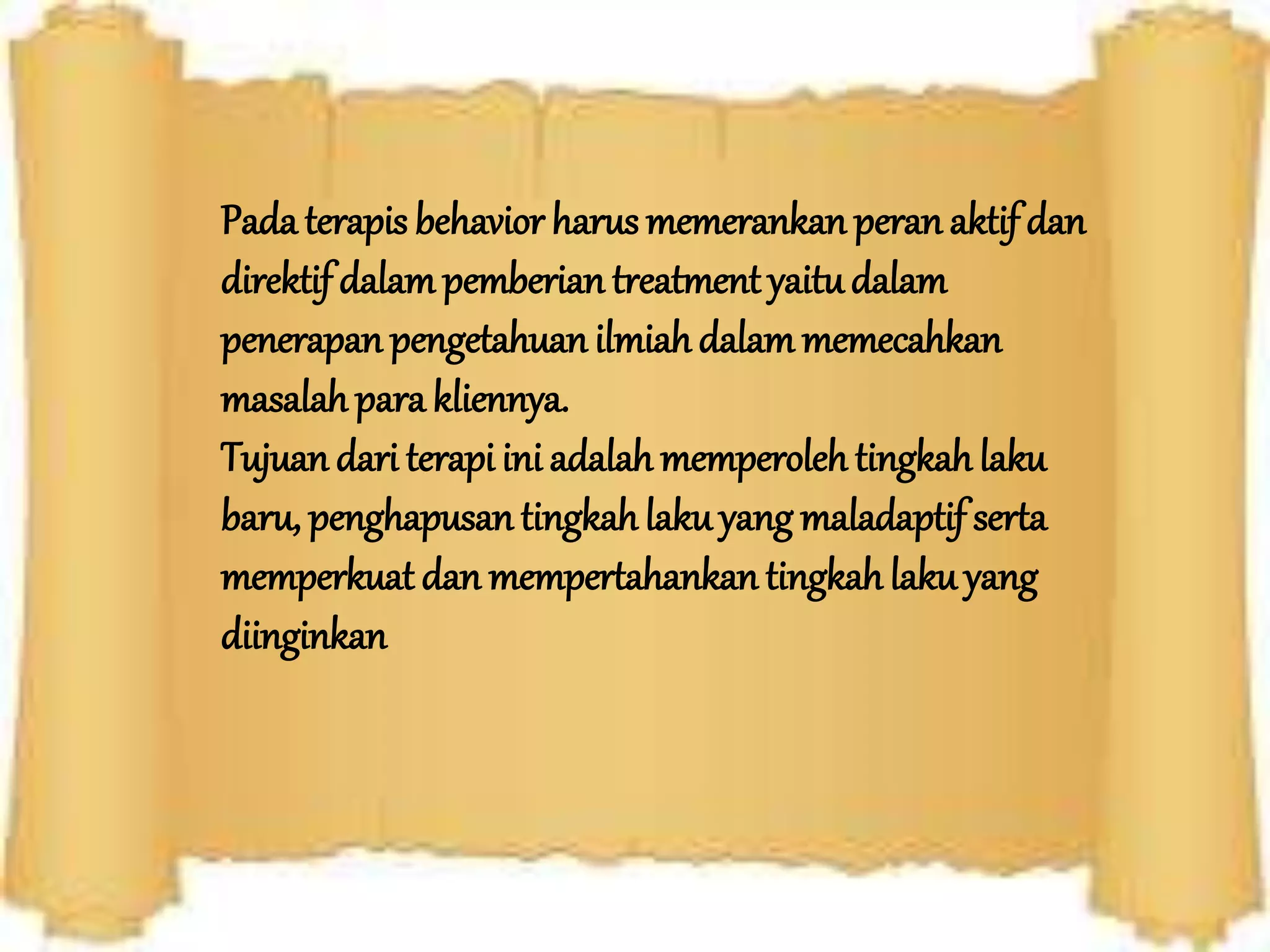 Ppt pendekatan psikologi behavior | PPTX