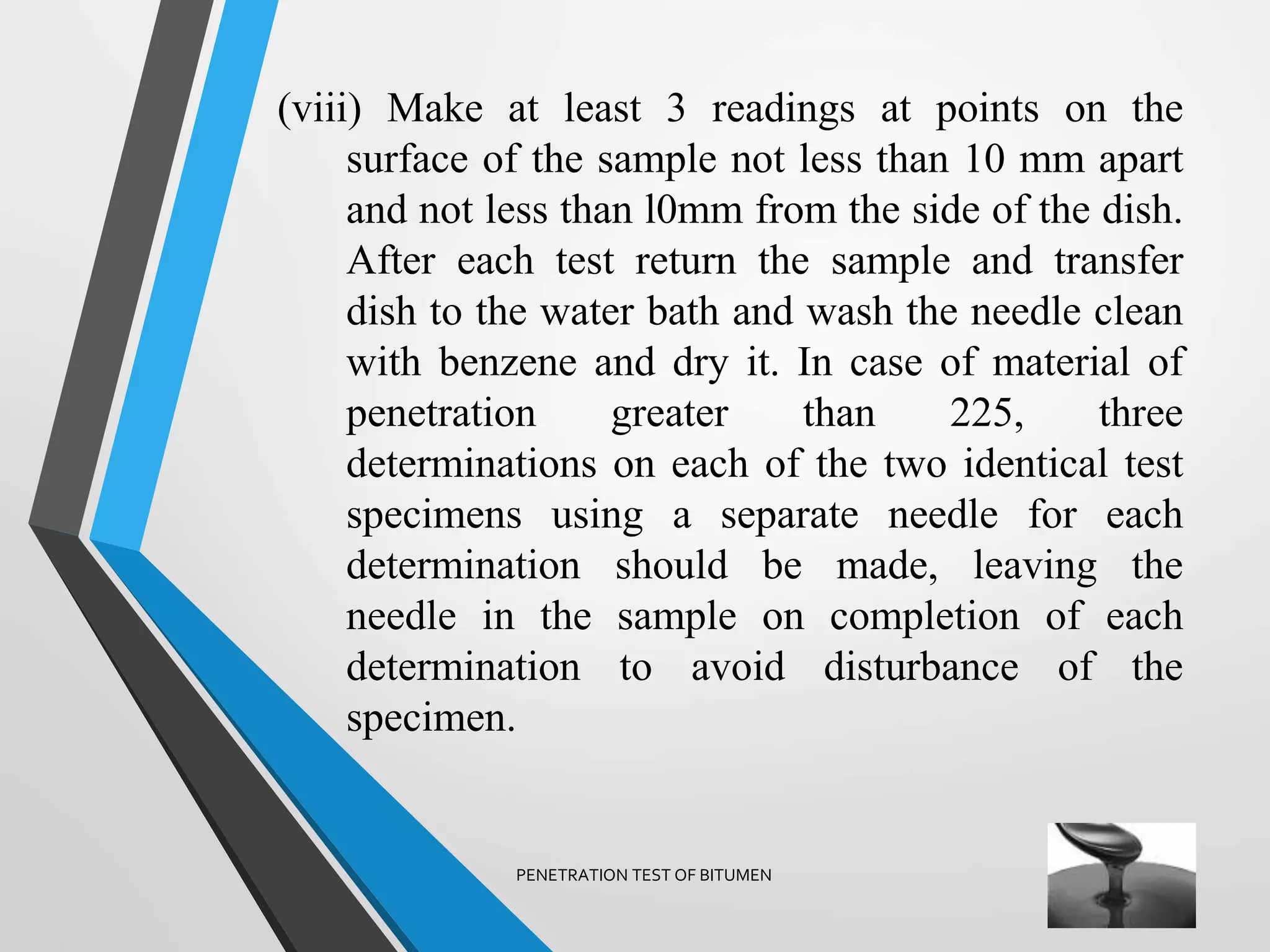 Penetration Test for Bitumen | PPTX