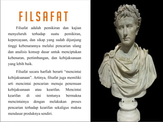 PPT Pengantar Filsafat (Pengertian Filsafat).pptx