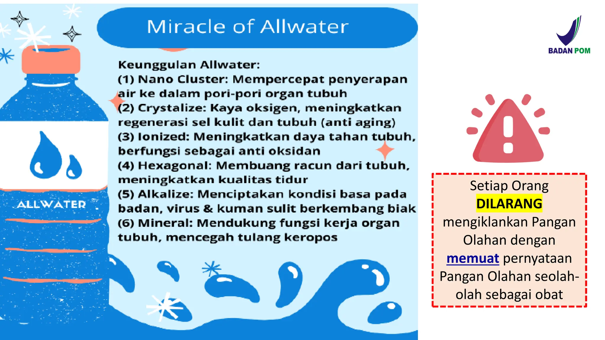 Pengawasan Iklan Pangan Olahan sesuai dengan Peraturan yang berlaku | PDF