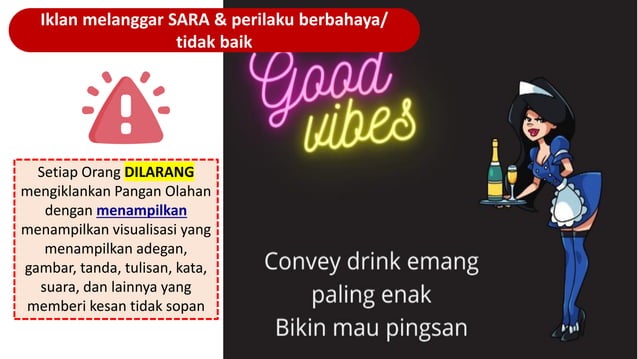 Pengawasan Iklan Pangan Olahan sesuai dengan Peraturan yang berlaku | PDF