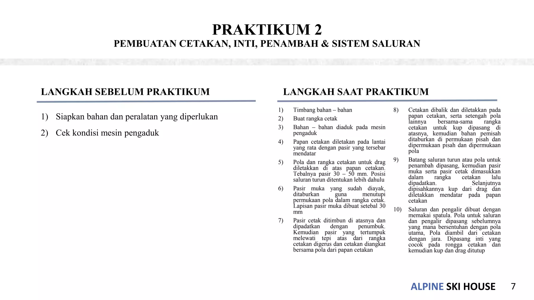 Ppt pengecoran logam | PPTX