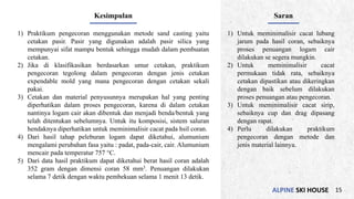 Ppt pengecoran logam | PPTX