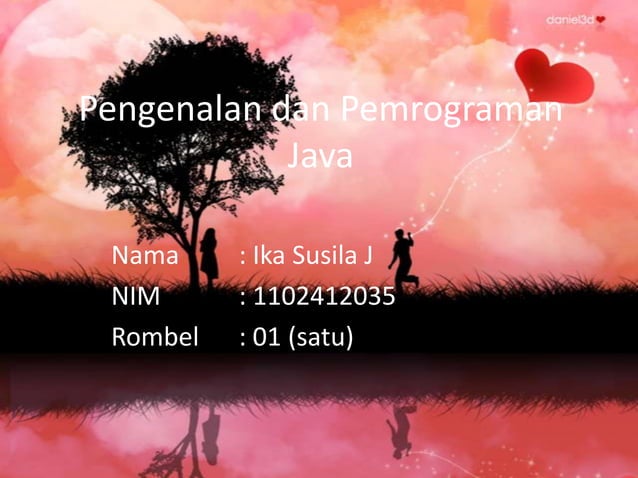 Ppt pengenalan dan pemrograman java | PPTX