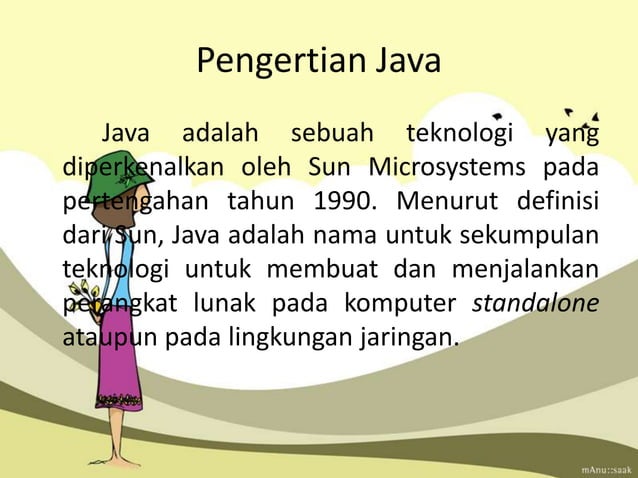 Ppt pengenalan dan pemrograman java | PPTX