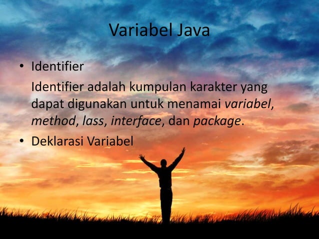 Ppt pengenalan dan pemrograman java | PPTX