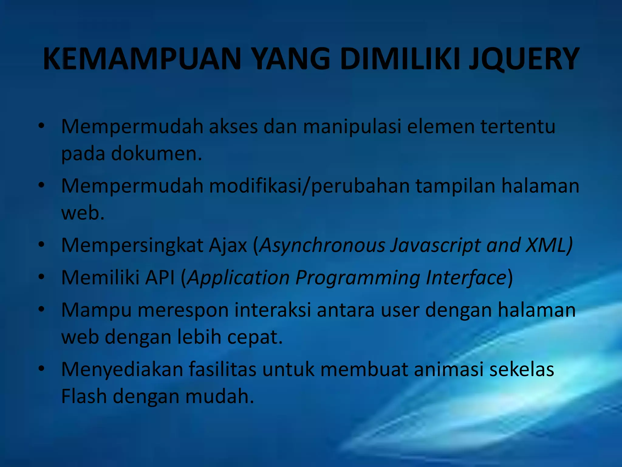 Ppt pengenalan jquery | PPT