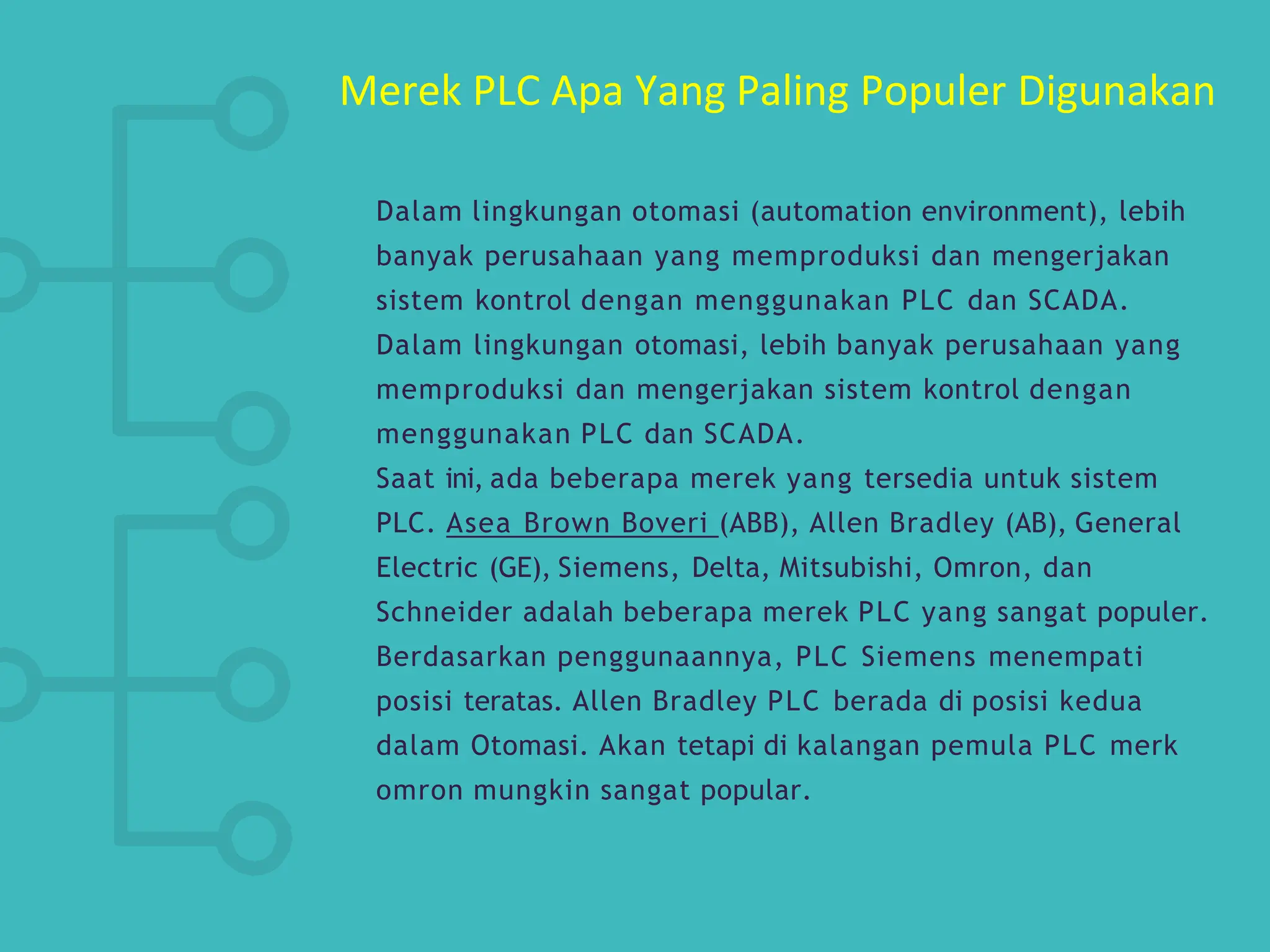 Power Point tentang PLC (Elektronika Engineering) | PPTX