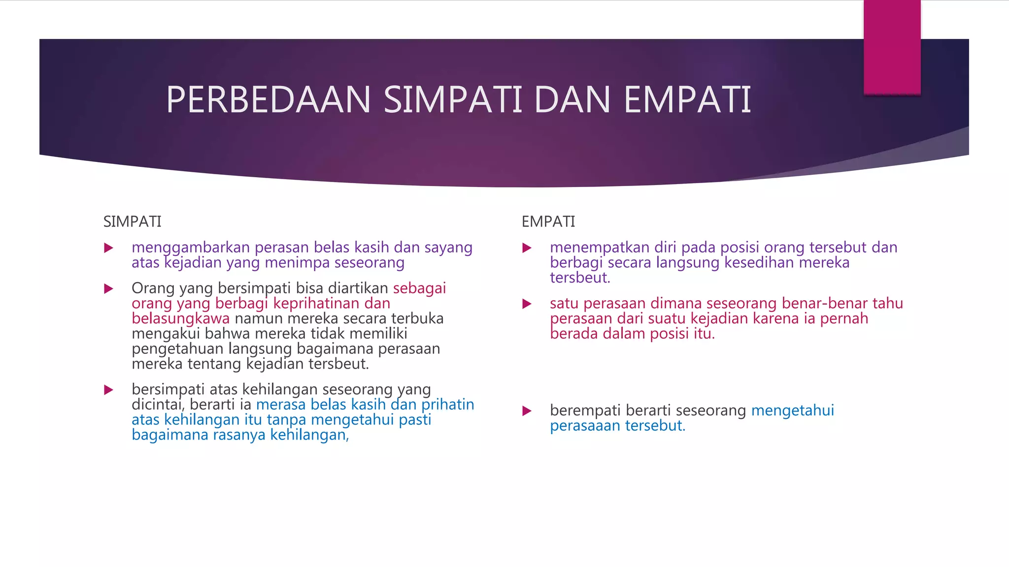 Ppt pengertian simpati dan empati | PPTX