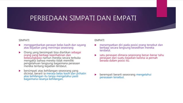 Ppt pengertian simpati dan empati Ppt pengertian simpati dan empati