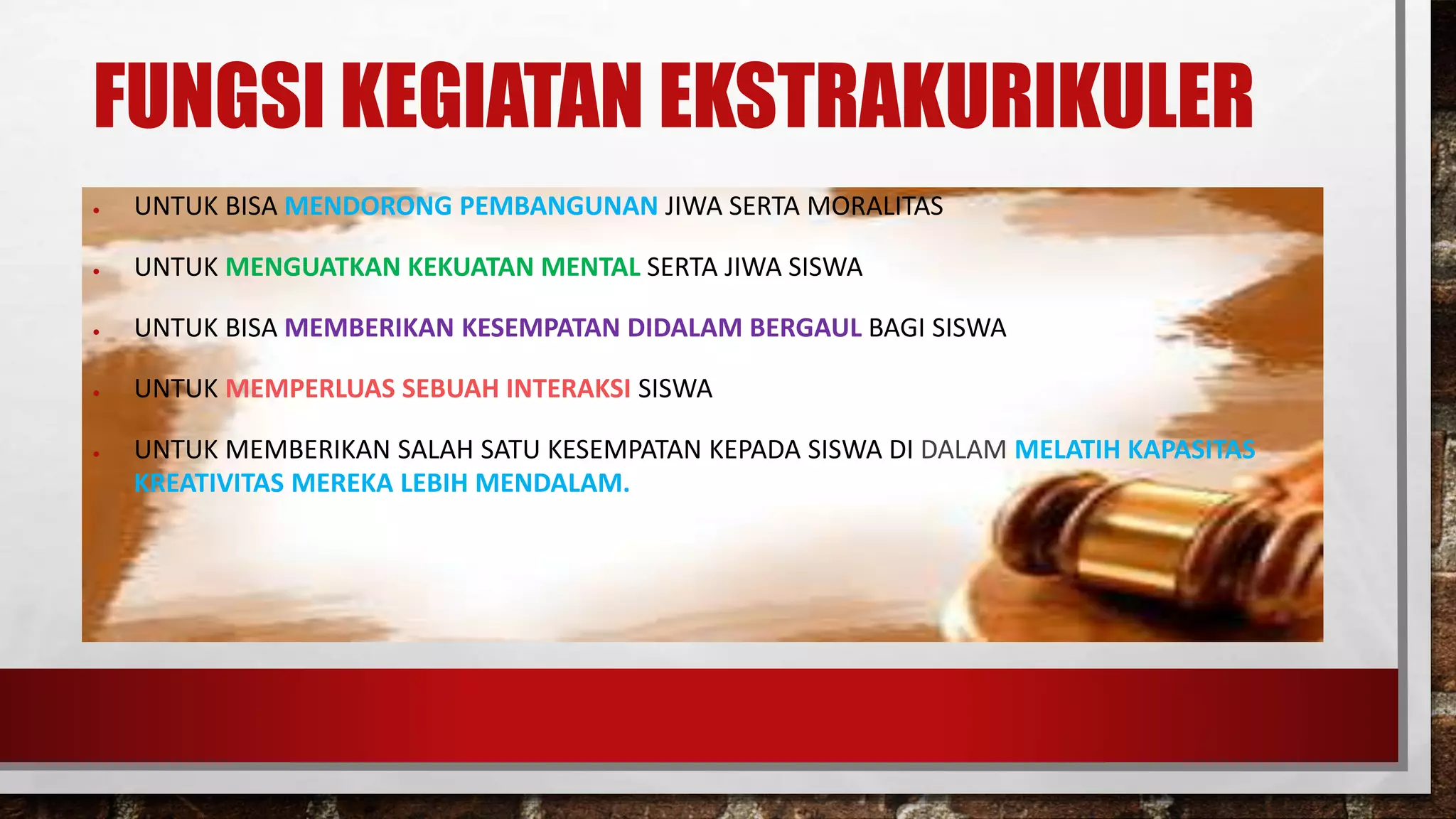Ppt pengertian tujuan fungsi ekstrakurikuler | PPTX