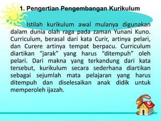 prinsip dan landasan pengembangan kurikulum | PPTX