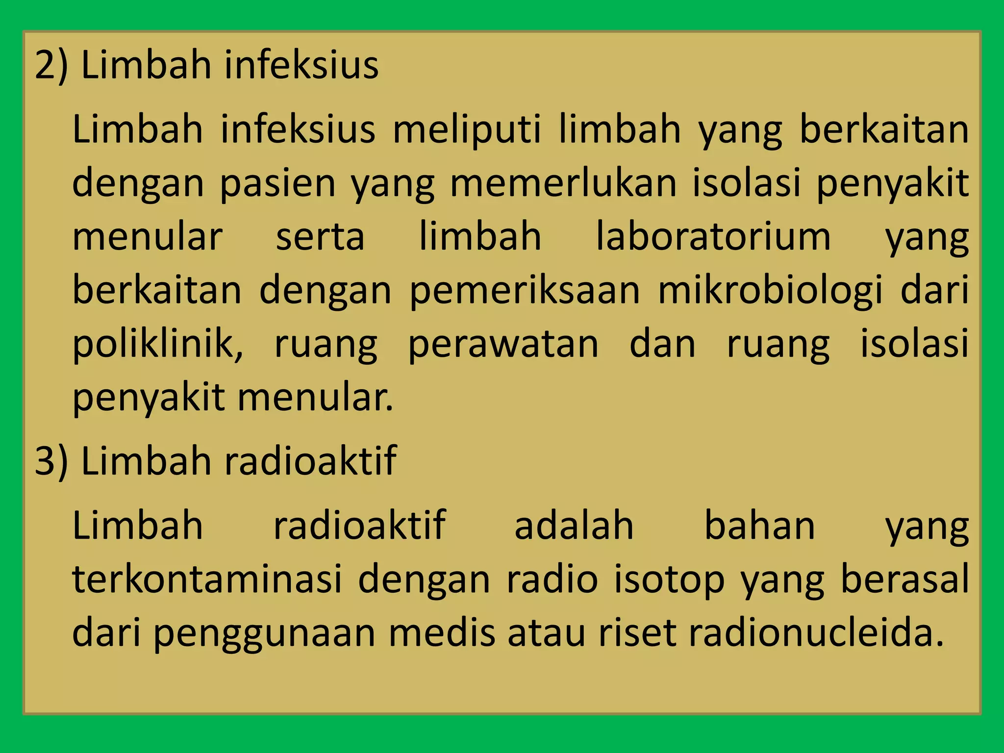 Pengolahan Limbah Laboratorium | PPTX