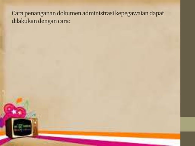 Ppt penyimpanan dokumen | PPTX