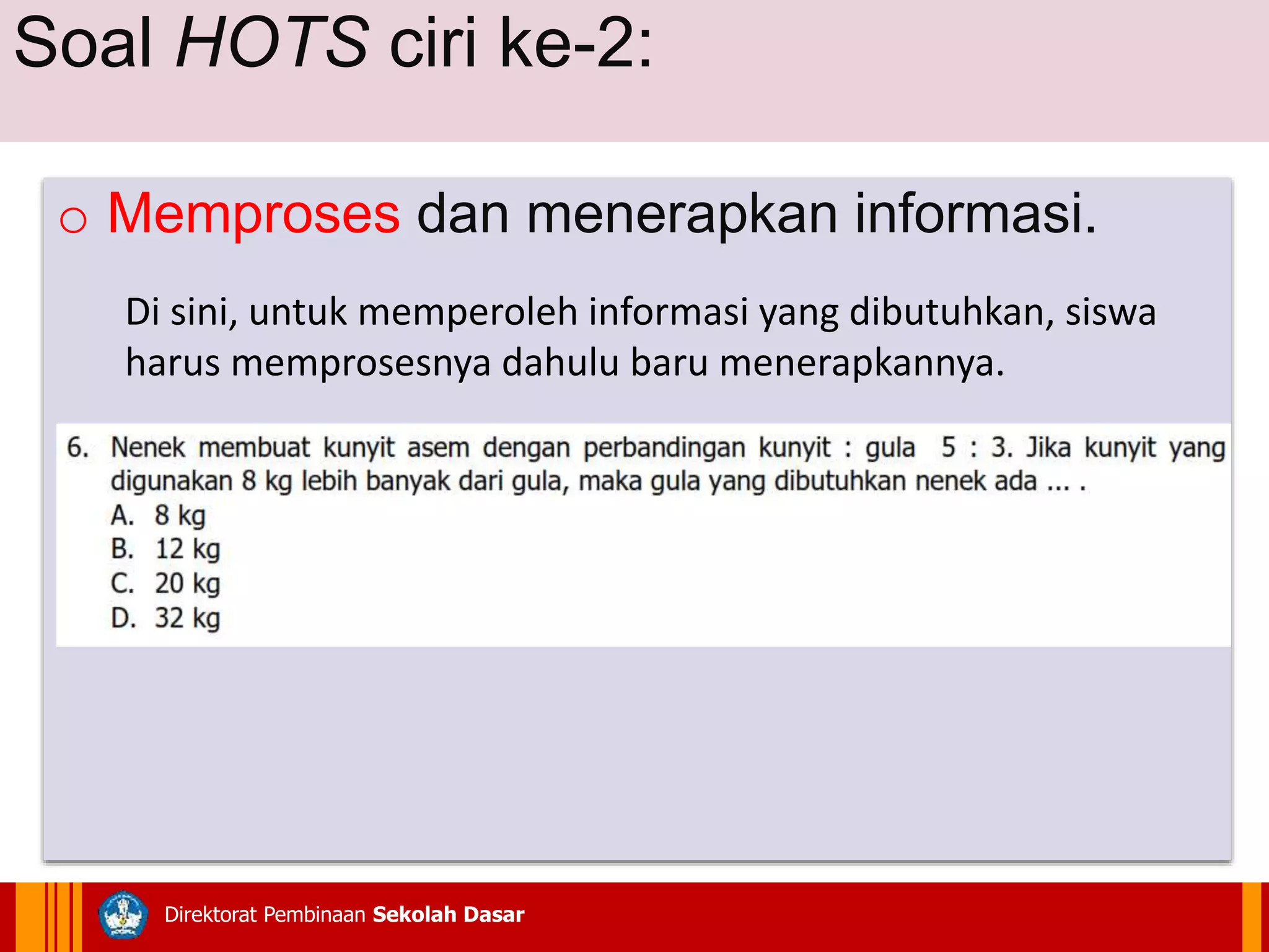 Ppt penyusunan soal hots | PPTX