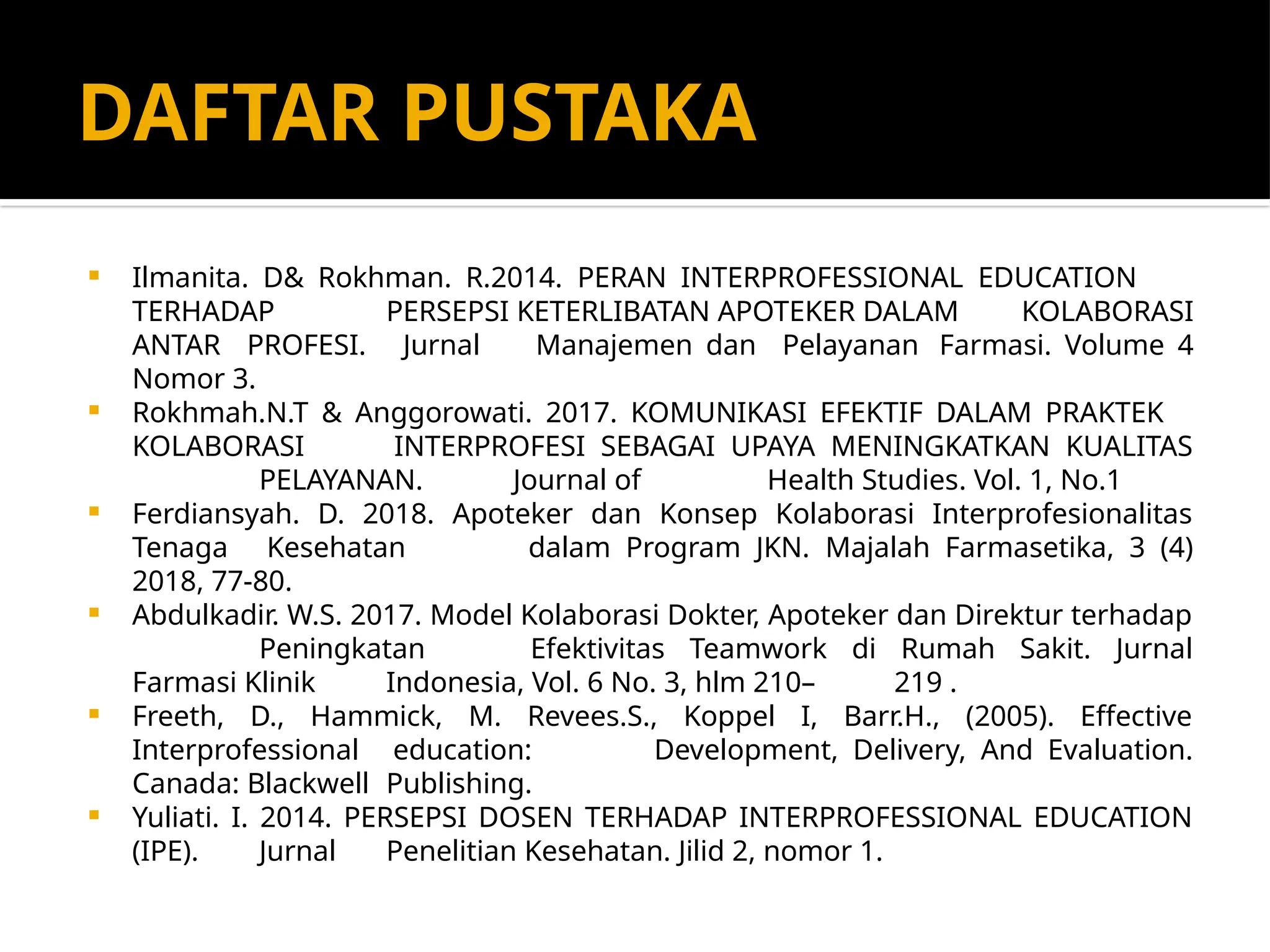 PPT PERAN INTERPROFESIONAL APOTEKER DALAM FARMASI KESEHATAN MASYARAKAT.pptx