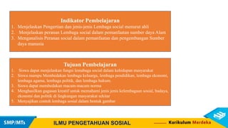 PPT Peran lembaga sosial dalam pemanfgaatan SDA dan SDM.pptx