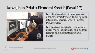 PPT Perda Provinsi Jawa barat tentang Ekraf.pptx