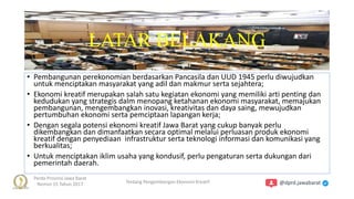 PPT Perda Provinsi Jawa barat tentang Ekraf.pptx