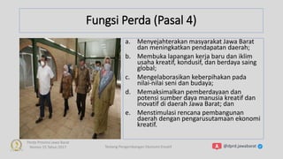 PPT Perda Provinsi Jawa barat tentang Ekraf.pptx