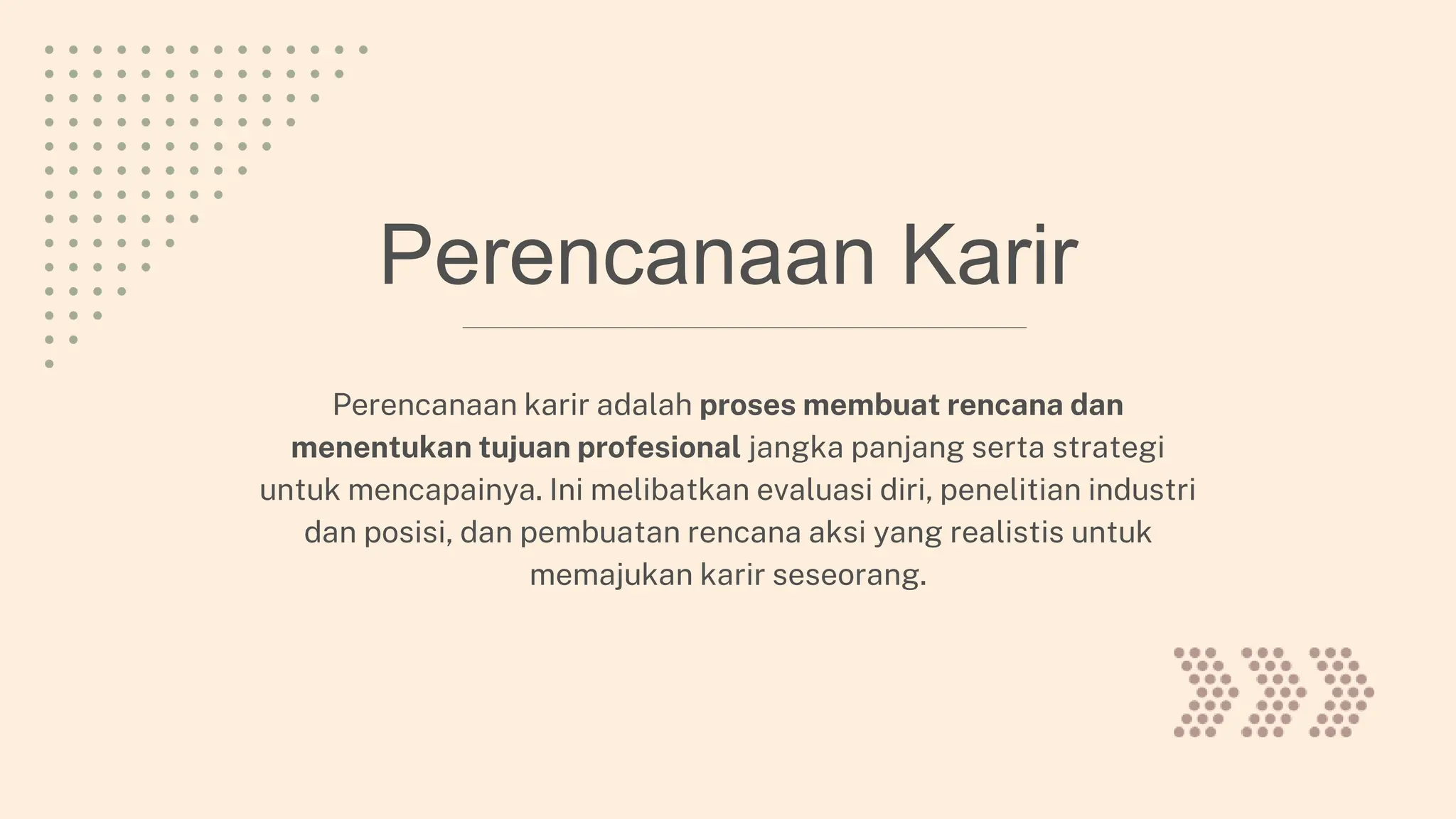 PPT Perencanaan Karir SISWA, PPT PENYULUHAN | PPTX