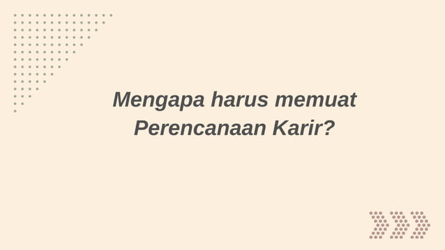 PPT Perencanaan Karir BK materi bimbingan konseling | PDF