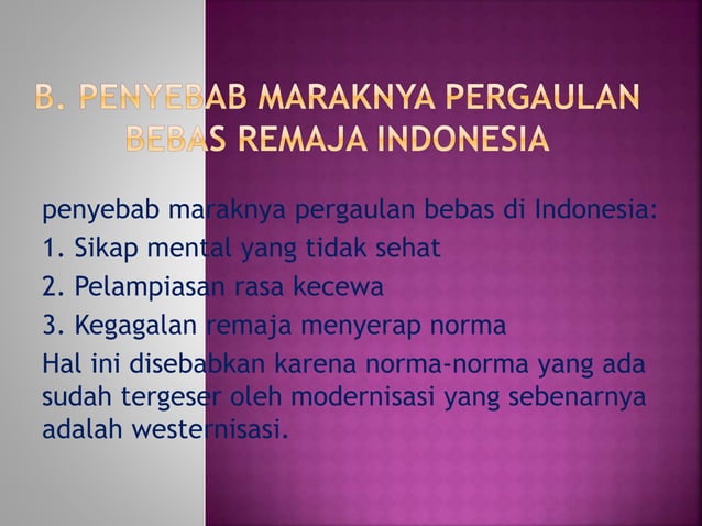 Pergaulan Bebas | PPTX